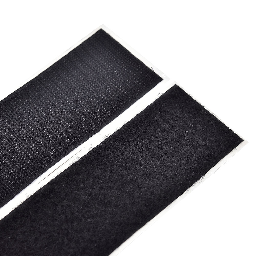 VELCRO KIT ADESIVO 2 50MM PRETO - cacula