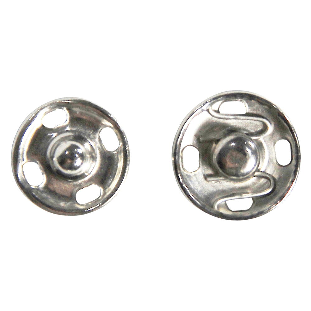 COLCHETE INVISIVEL PRESSAO 12MM SEW-12 PRATA - cacula